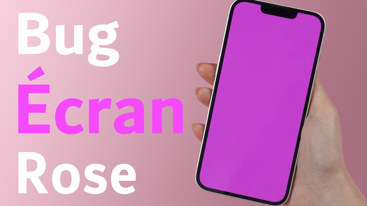 4 Solutions Réparer iPhone écran Bug (Rose/Violet) - YouTube