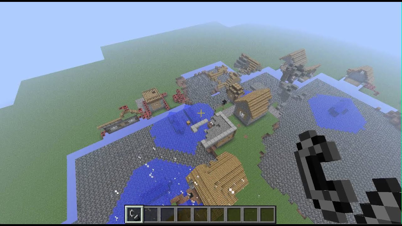 Blowing up my city in Minecraft. (TNT EXPLOSION) - YouTube