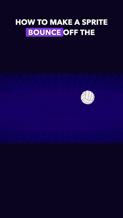 How to make a sprite bounce off the walls in OctoStudio #shorts - YouTube