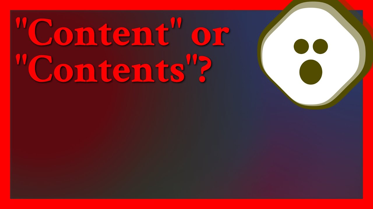 The New Oxford American Dictionary entry for content has: 1. (usu ...