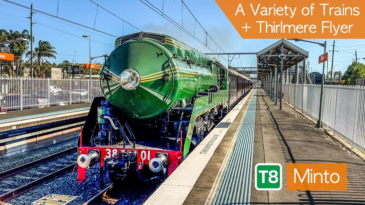 Transport for Sydney Vlog 734: Minto Part 3 - A Variety of Trains ...
