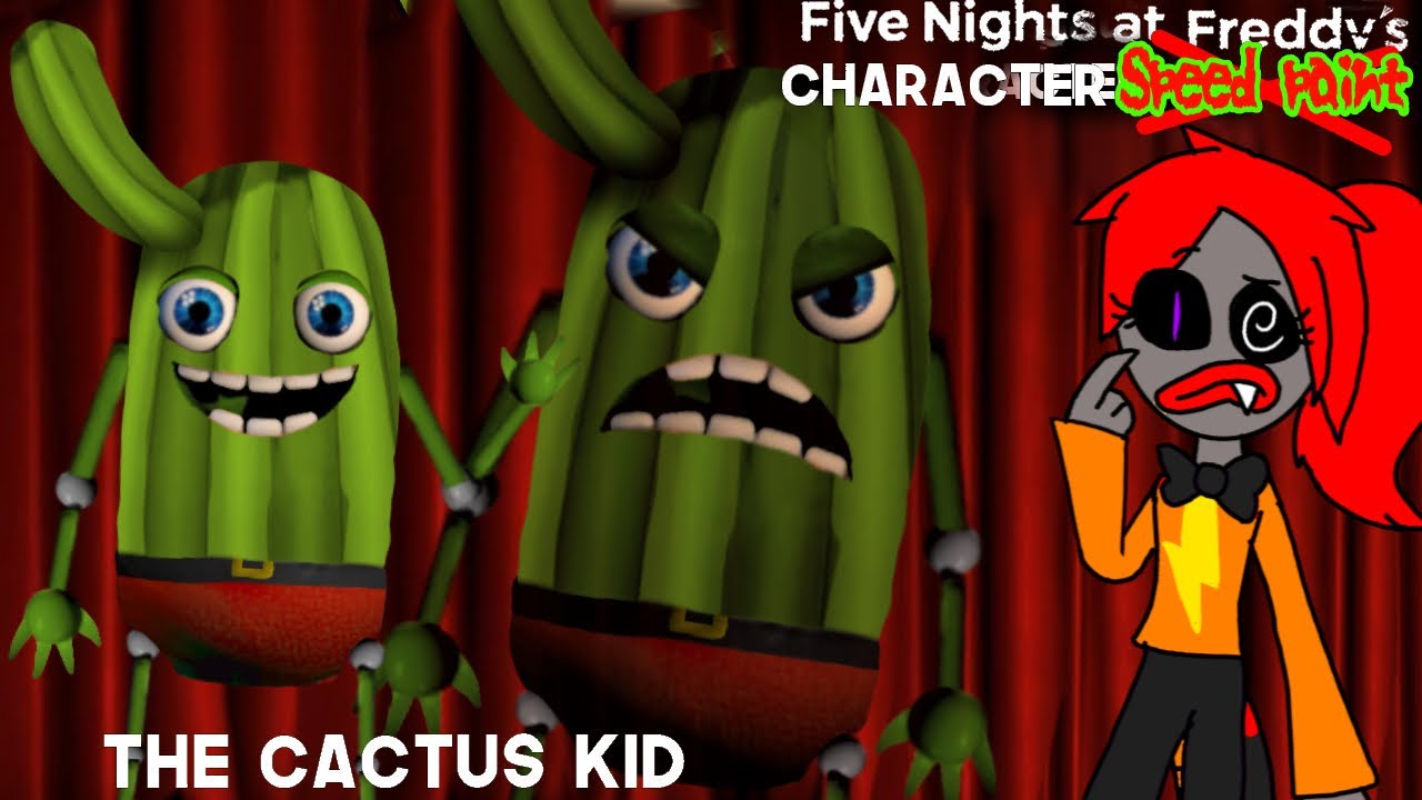 Cactus Kid (speed paint) #gamerjoob - YouTube