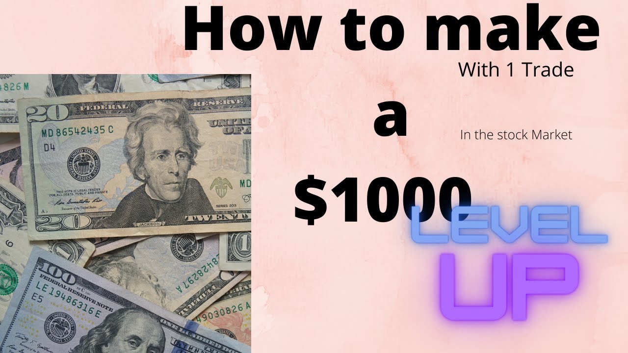 How to make $1000 in the Stock Market: Day Trading made easy |Options ...