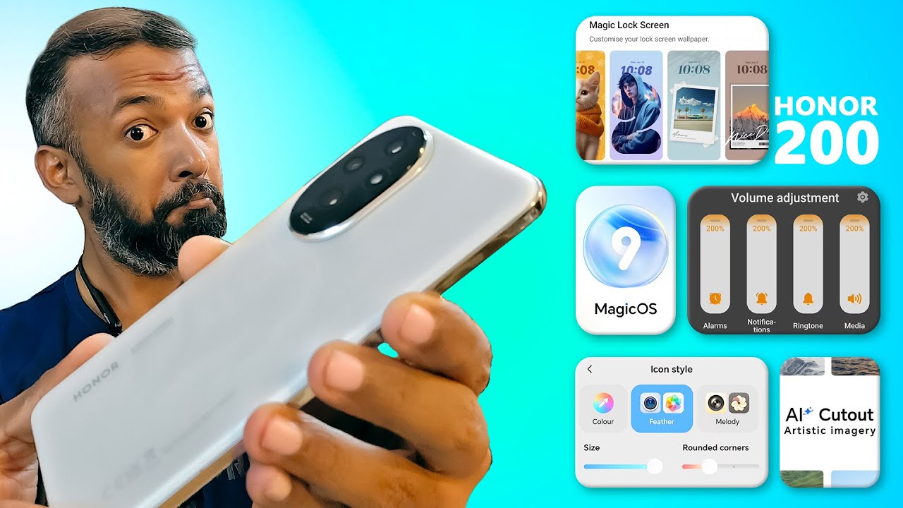 🚀 Magic OS 9 on Honor 200 - Full Demo by Aswin! 🔥 Big Upgrades! - YouTube