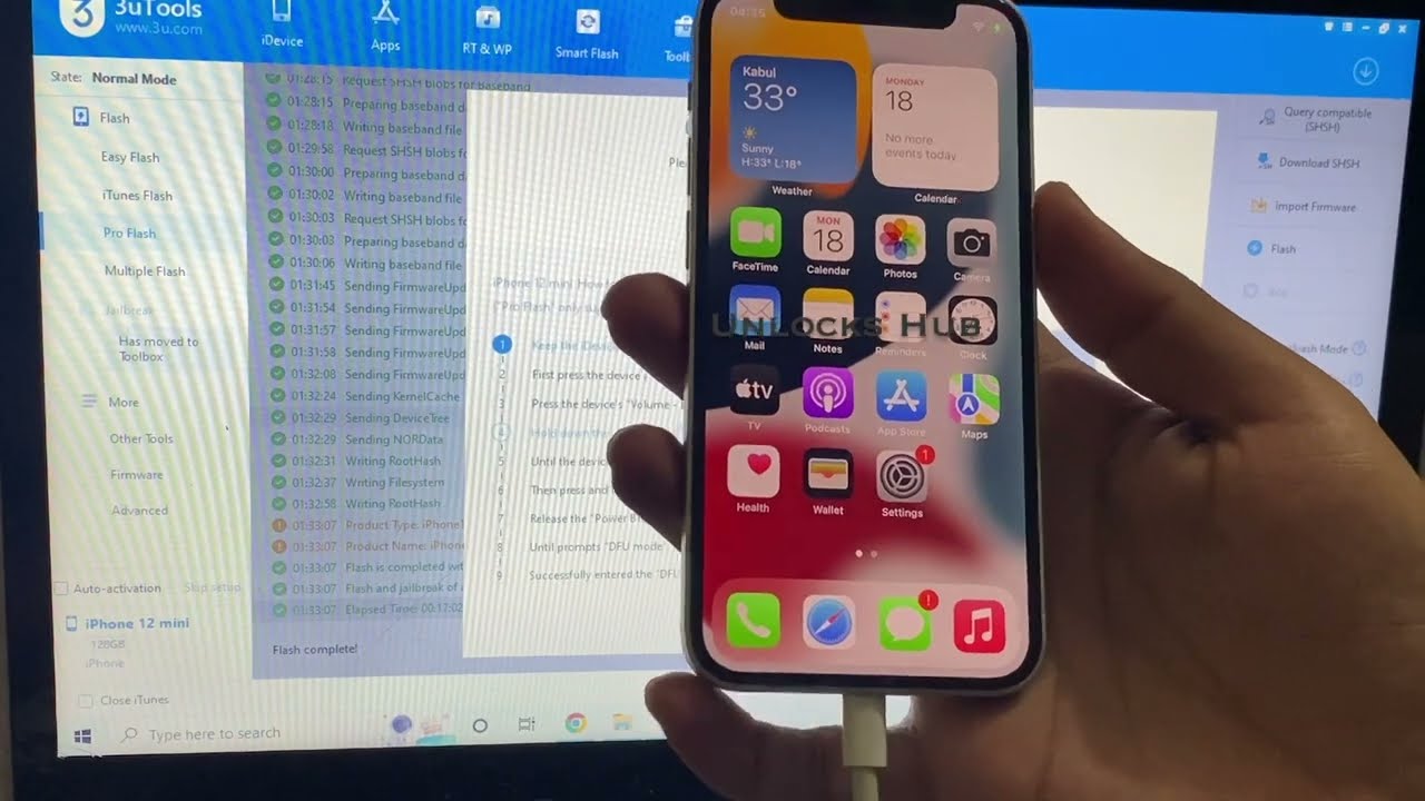 iOS 15.5 Permanent iCloud Bypass Unlock on iPhone 12 Mini iPad ...