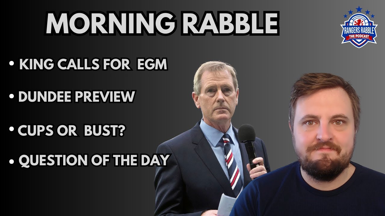 LIVE 1130AM | Morning Rabble | 20/9/24 - Rangers Rabble Podcast - YouTube