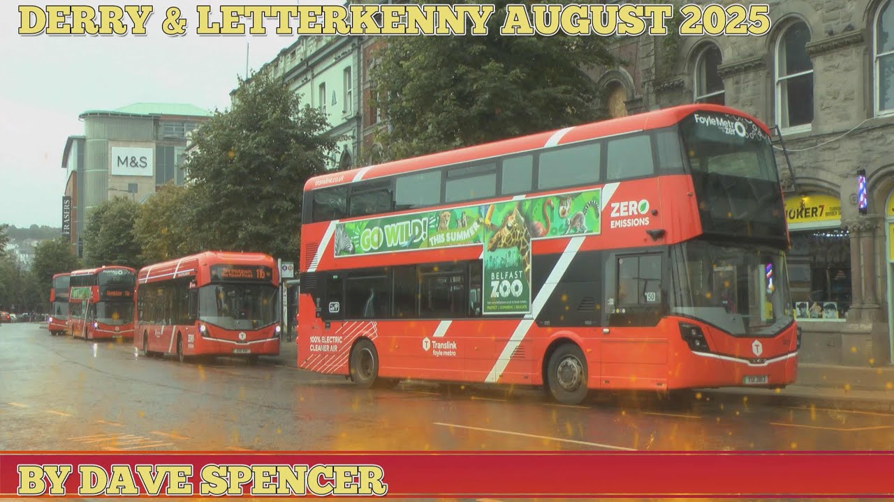 5541 DERRY AND LETTERKENNY BUSES AUGUST 2025 BY DAVE SPENCER - YouTube