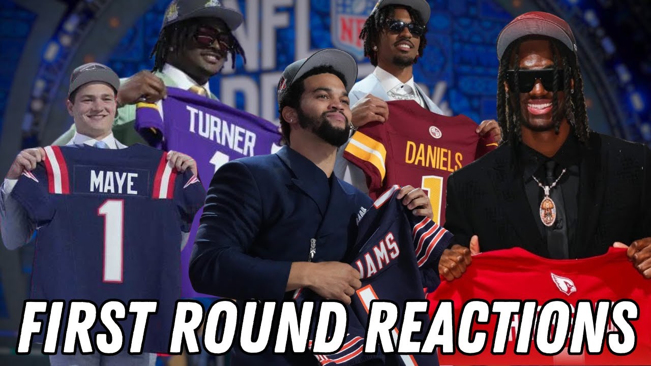 GRADES & REACTIONS TO EVERY NFL FIRST ROUND PICK - YouTube