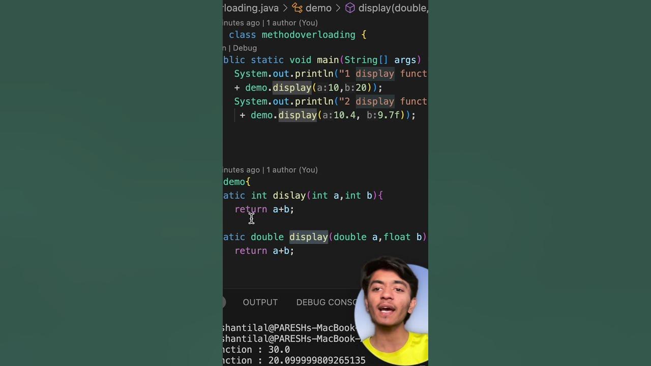 Same Same But Different Method Overloading 😂 😂 Java Coding Javabeginner