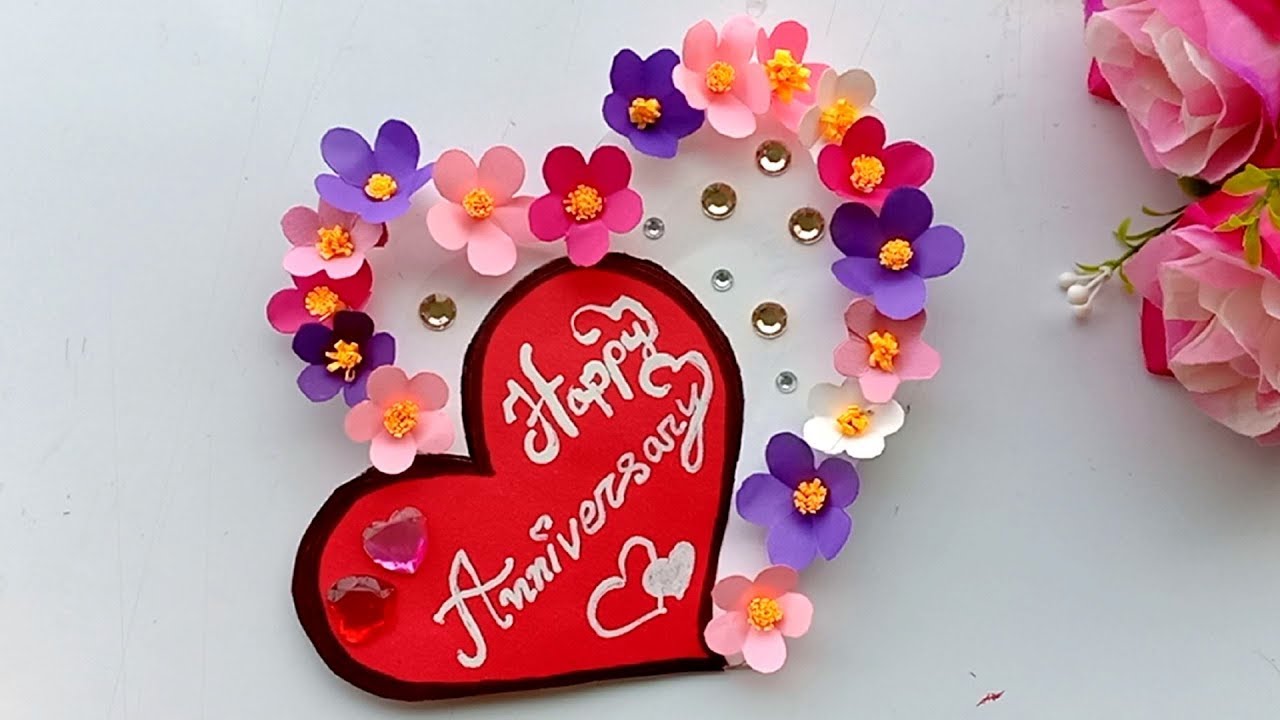 A Beautiful Anniversary Card Idea How To Make Anniversary Card At A Beautiful Anniversary Card Idea How To Make Anniversary Card At