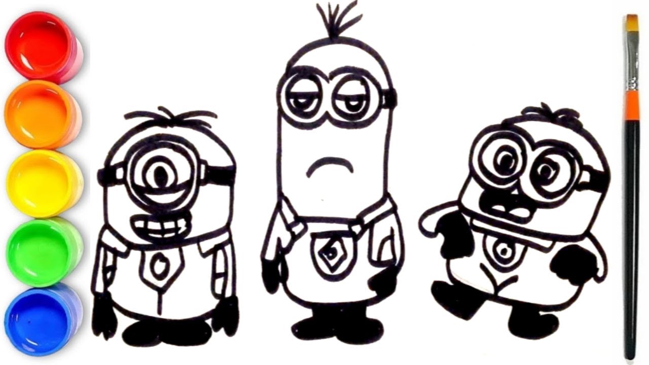 How to draw Minion | Despicable Me - YouTube