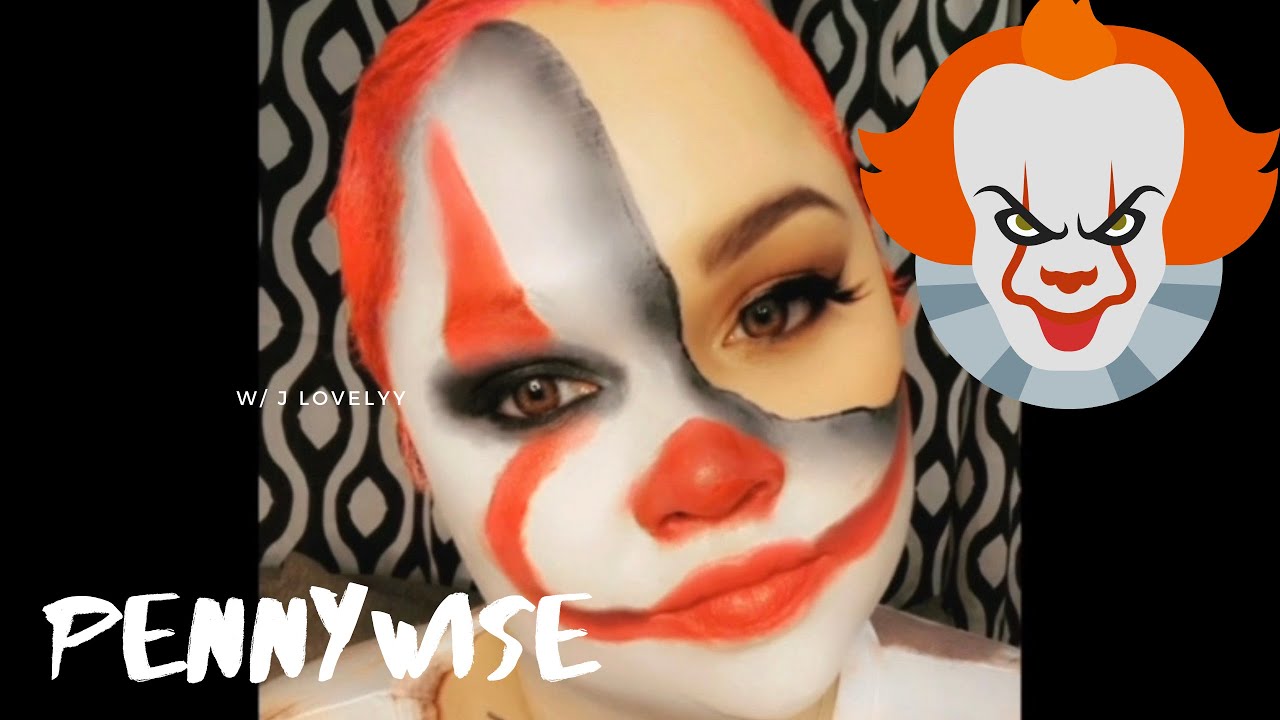 Halloween Pennywise Makeup - YouTube
