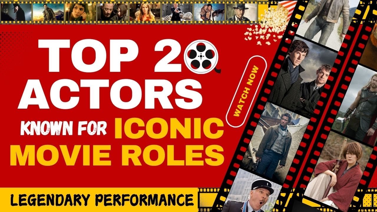 Top 20 Actors with the Most Iconic Movie Roles of All Time | Pro Data ...