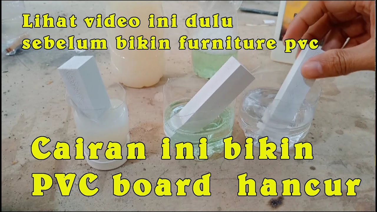 TES UJI KEKUATAN PVC BOARD - YouTube