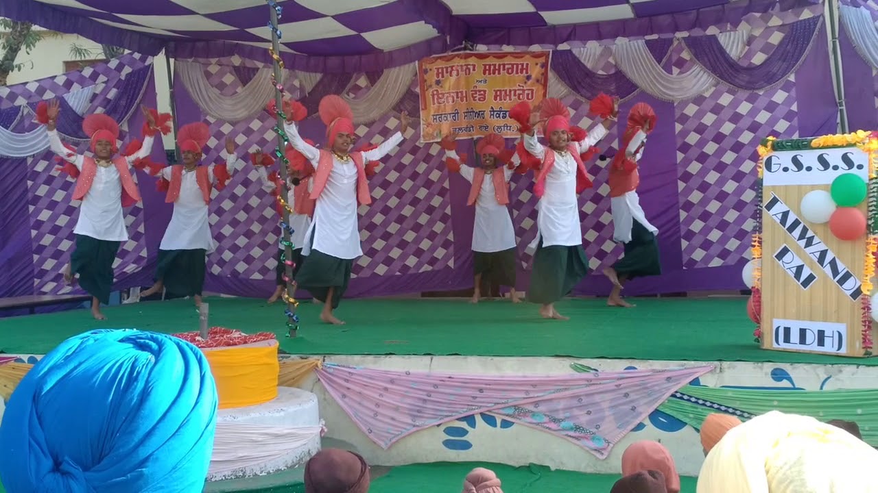 Bhangra Jan 2020 GSSS Talwandi Rai - YouTube