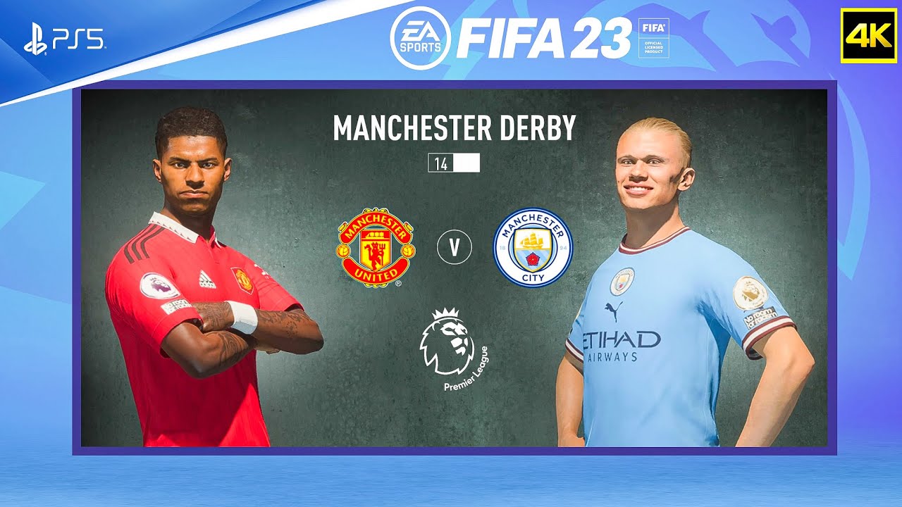 FIFA 23 PS5 - Manchester United Vs Manchester City - Manchester derby ...