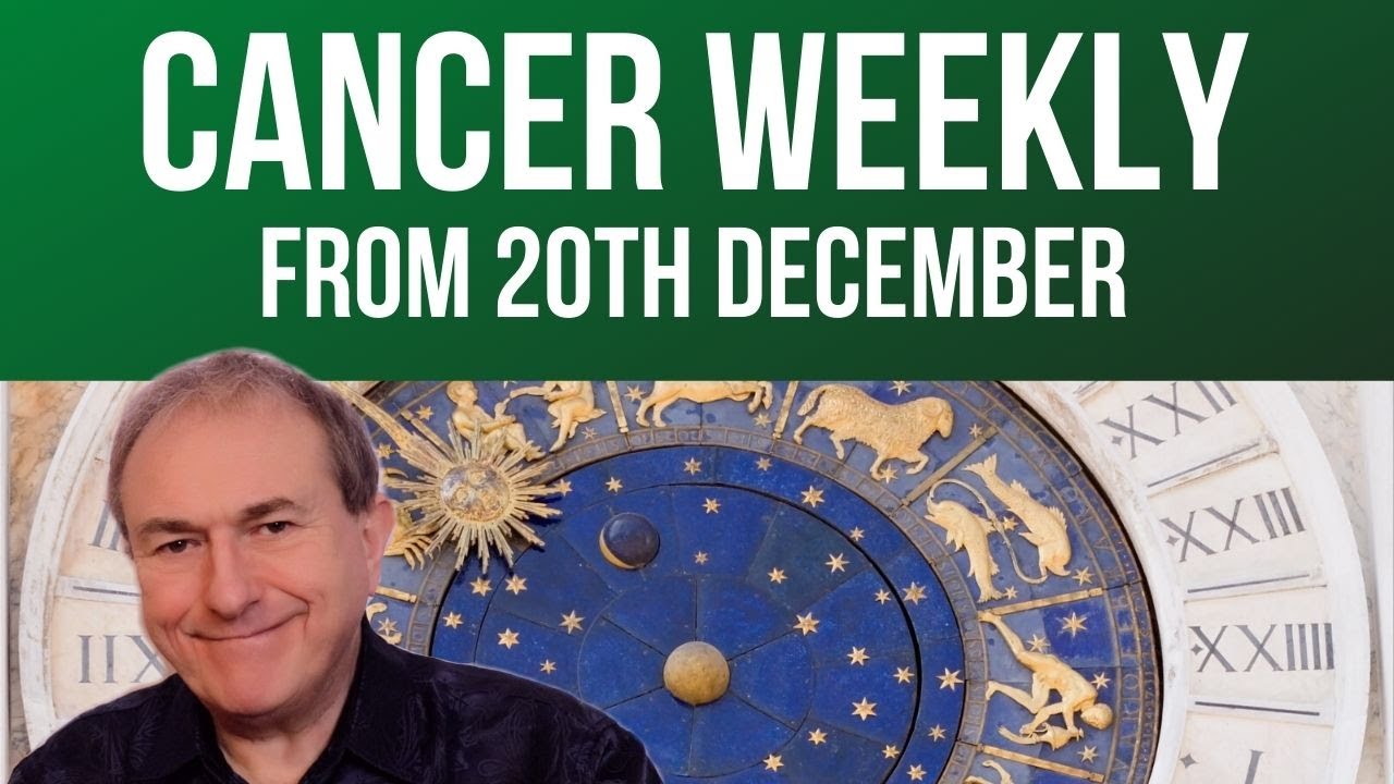 Cancer Weekly Horoscope from 20th December 2021 - YouTube