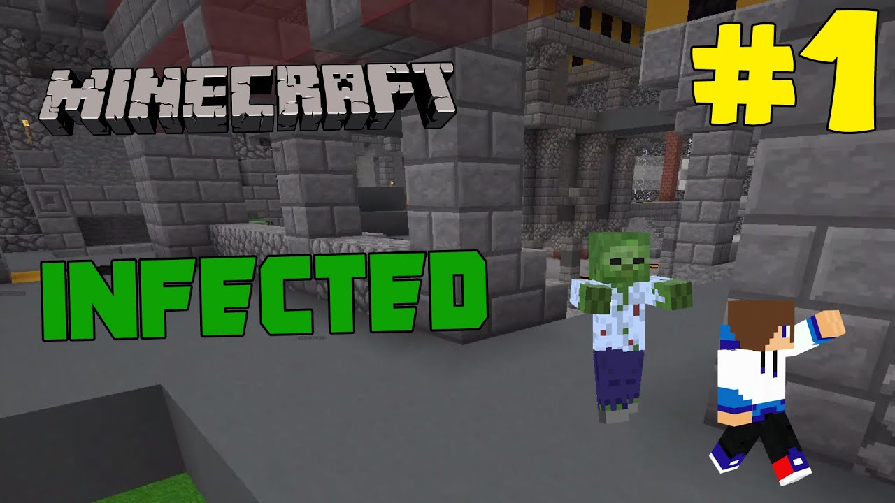 Minecraft Infected Gameplay - Let's Play - #1 (I'm so HYPER!!!) - [60 ...