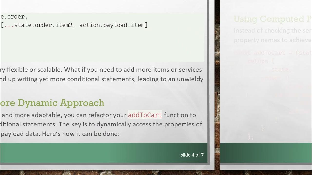 Refactoring Your JavaScript Code for React and Redux - A Better Way to Add Items to the Cart ...