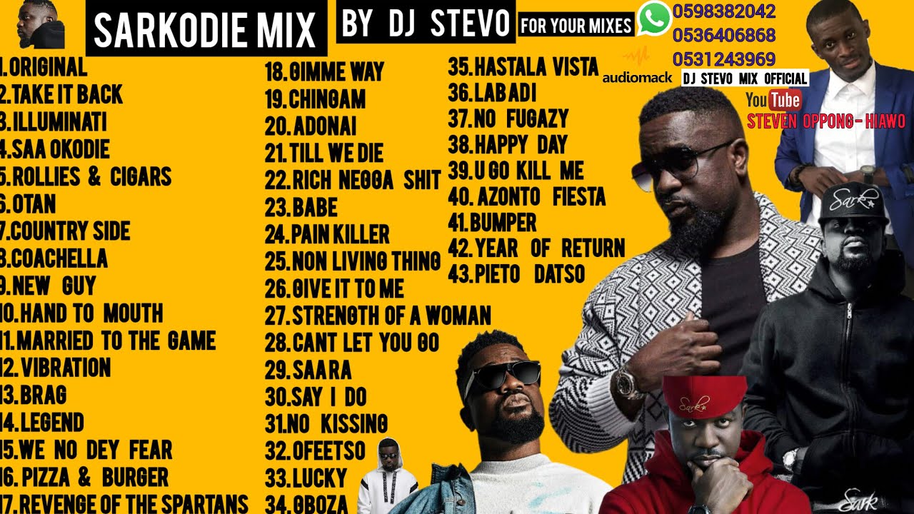 SARKODIE 1 MIX BY DJ STEVO - YouTube