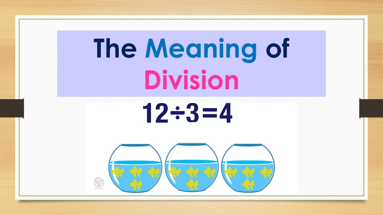 Lesson The Meaning Of Division YouTube