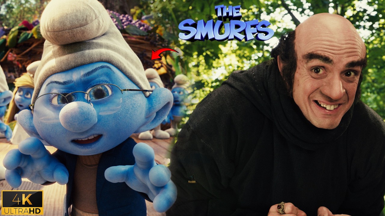 Smurfs Funny Opening Scene - Gargamel Chases Smurfs | The Smurfs (2011 ...