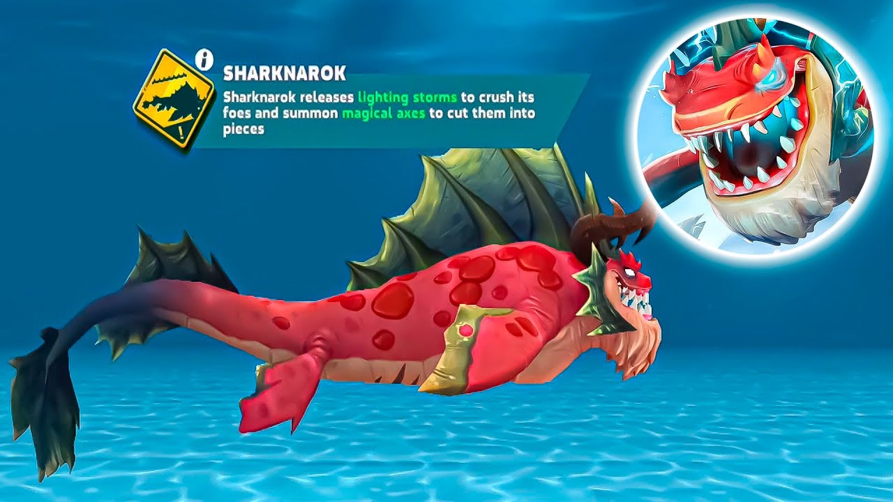 SHARKNAROK SHARK 🦈 FULL BOOST | New Skin Mod All Sharks Unlocked ...