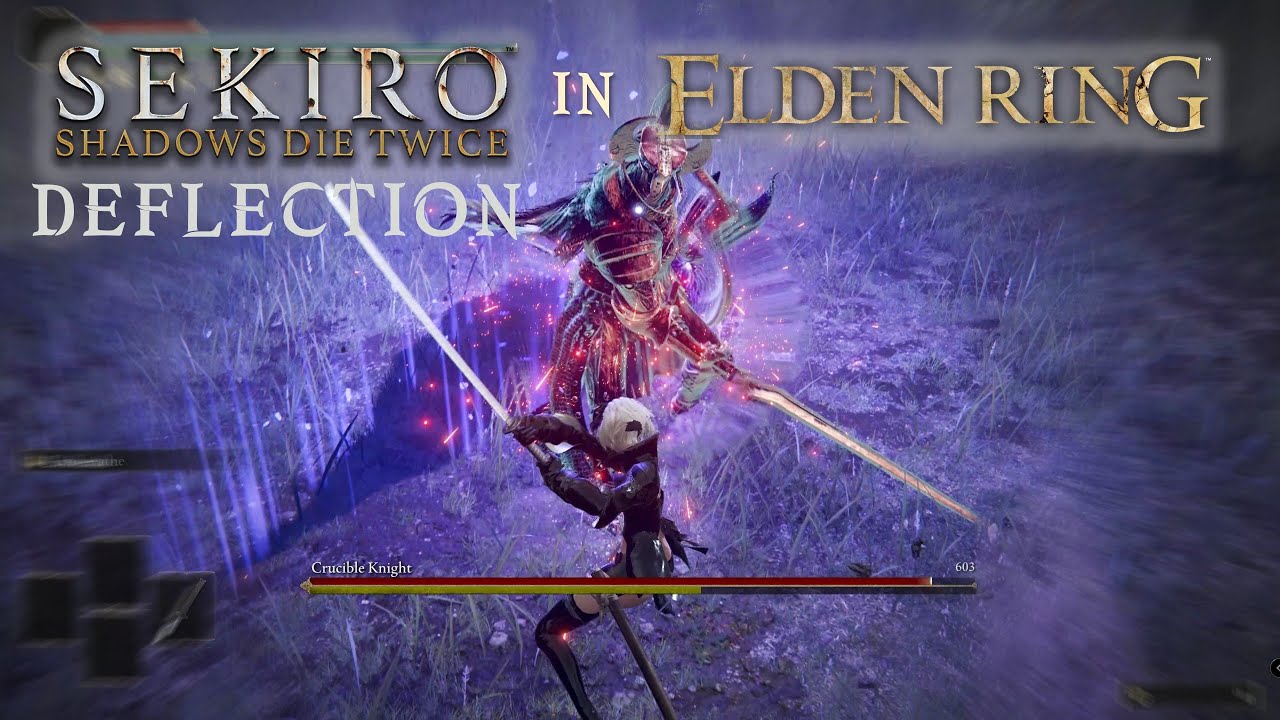 Play Sekiro Deflection BUT Elden Ring - Crucible Knight - YouTube