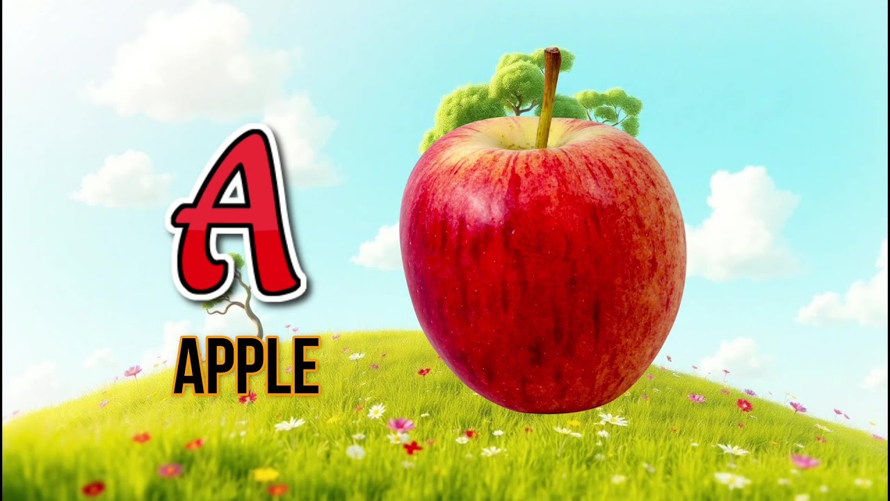 ABC Song for Kids | A for Apple & Fun Alphabet Song with Cute ...