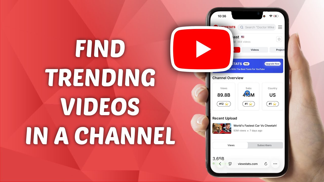 How to Find Trending Videos in a Youtube Channel - YouTube