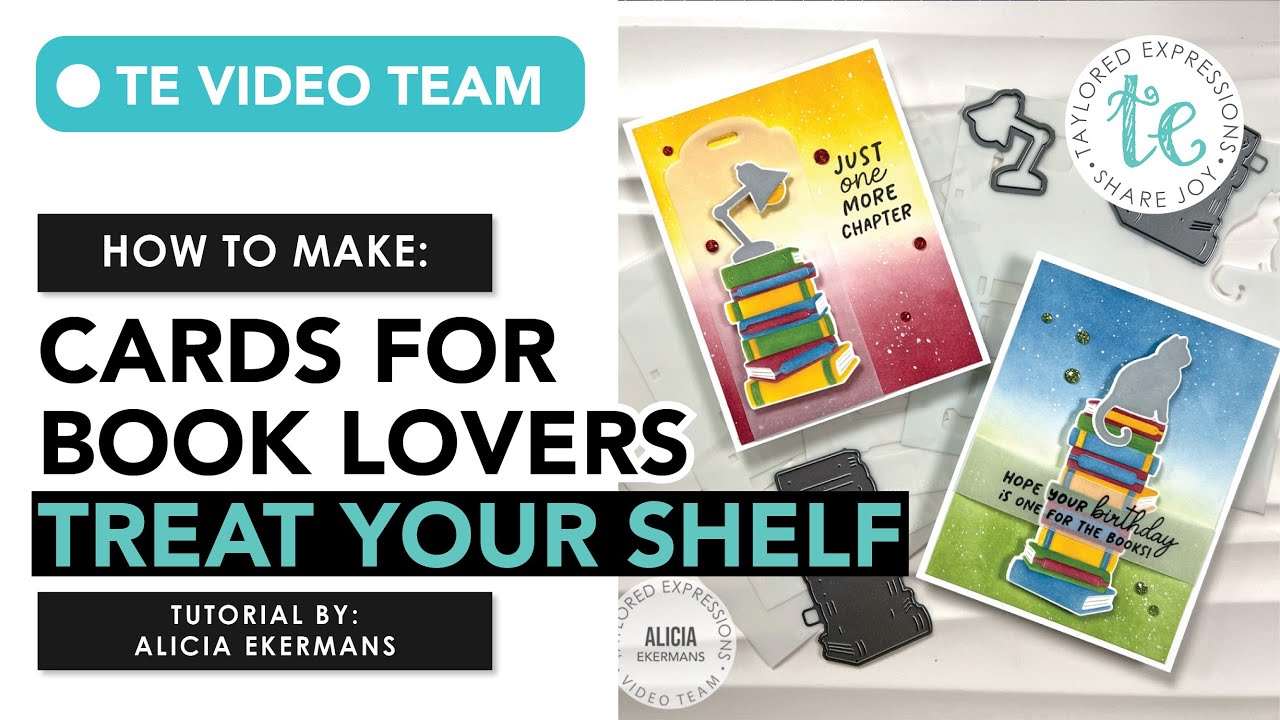 Cards for Book Lovers | Treat Your Shelf | @CallMeCraftyAl - YouTube