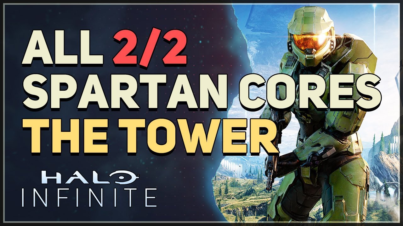 The Tower All Spartan Cores Halo Infinite - YouTube