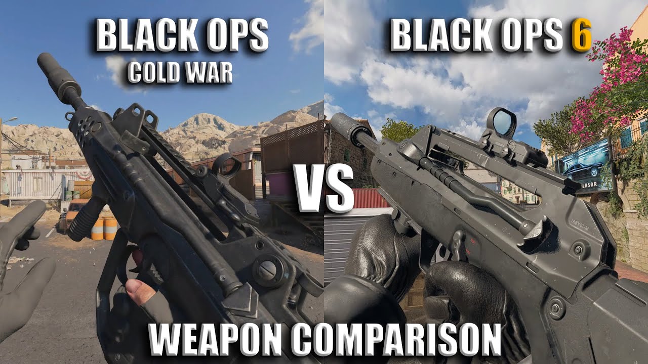 Call of Duty Black Ops Cold War VS Black Ops 6 (Season 4) : Weapons ...