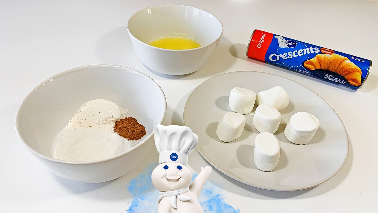 How to Make Pillsbury Marshmallow Puffs - YouTube