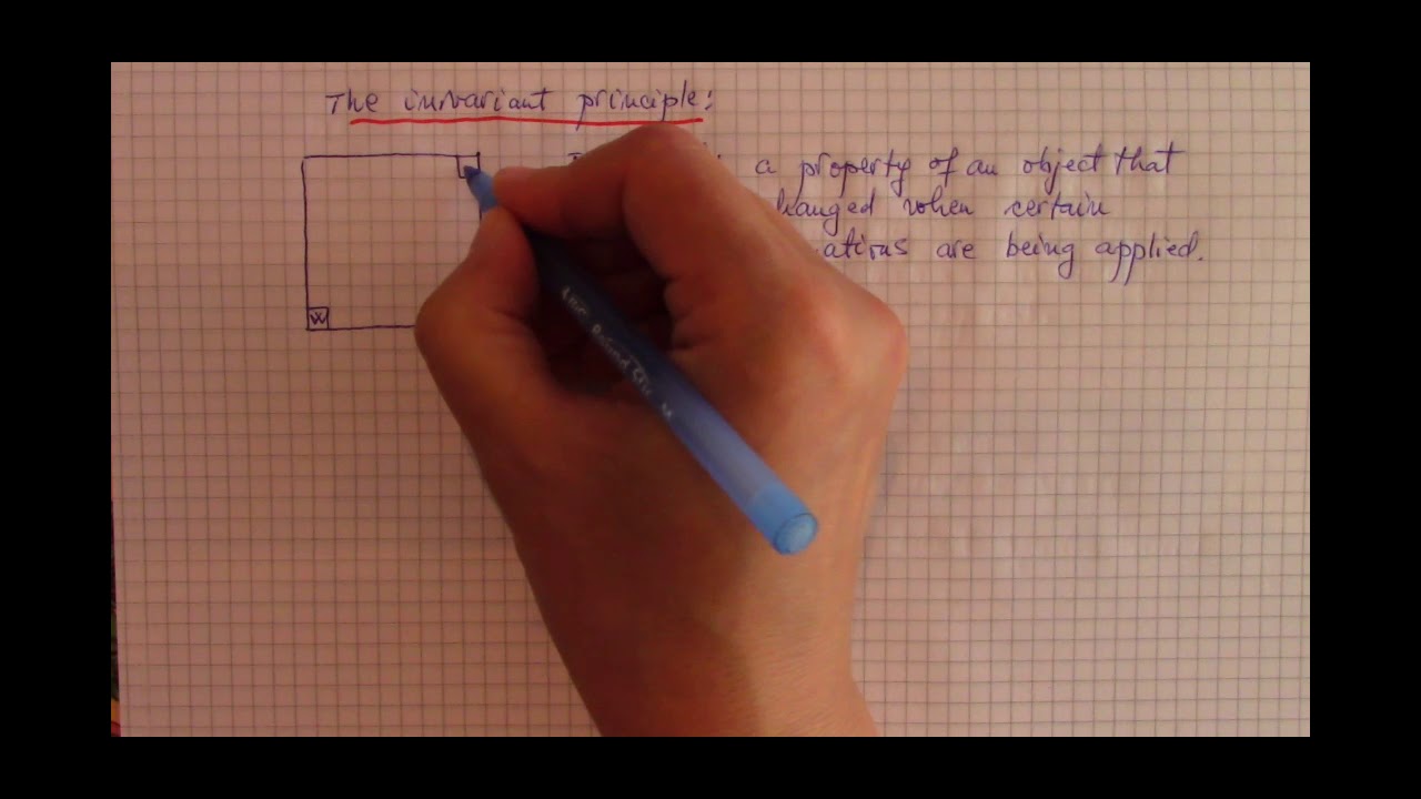 The Invariant Principle - YouTube