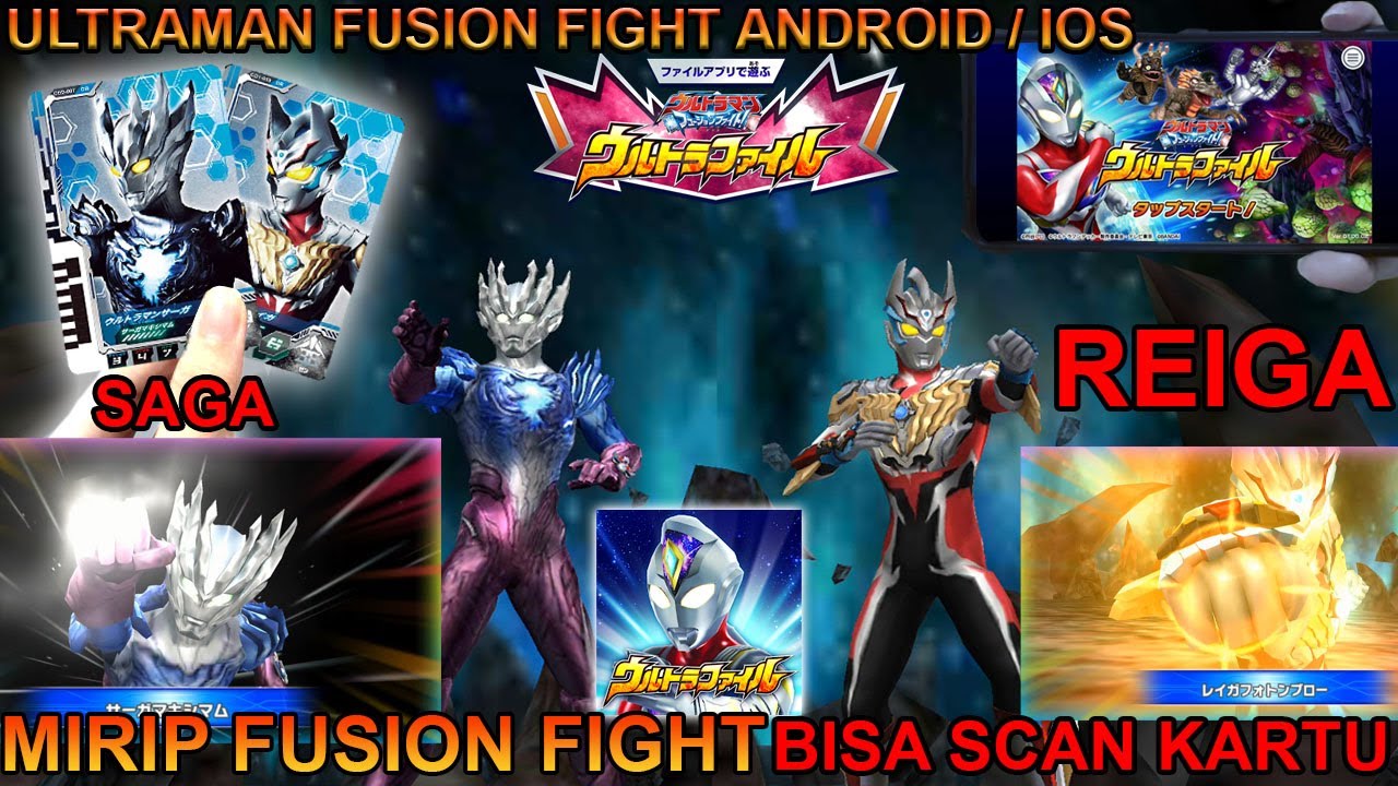ULTRAMAN FUSION FIGHT DI HP DUA ULTRA SUPER ULTRAMAN SAGA & REIGA ...