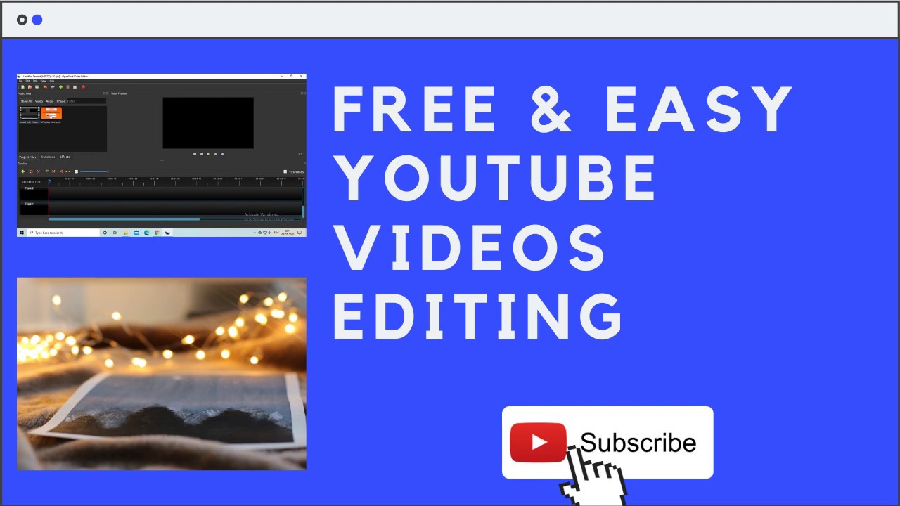Free video editor walkthrough | Openshot video maker | how to YouTube ...