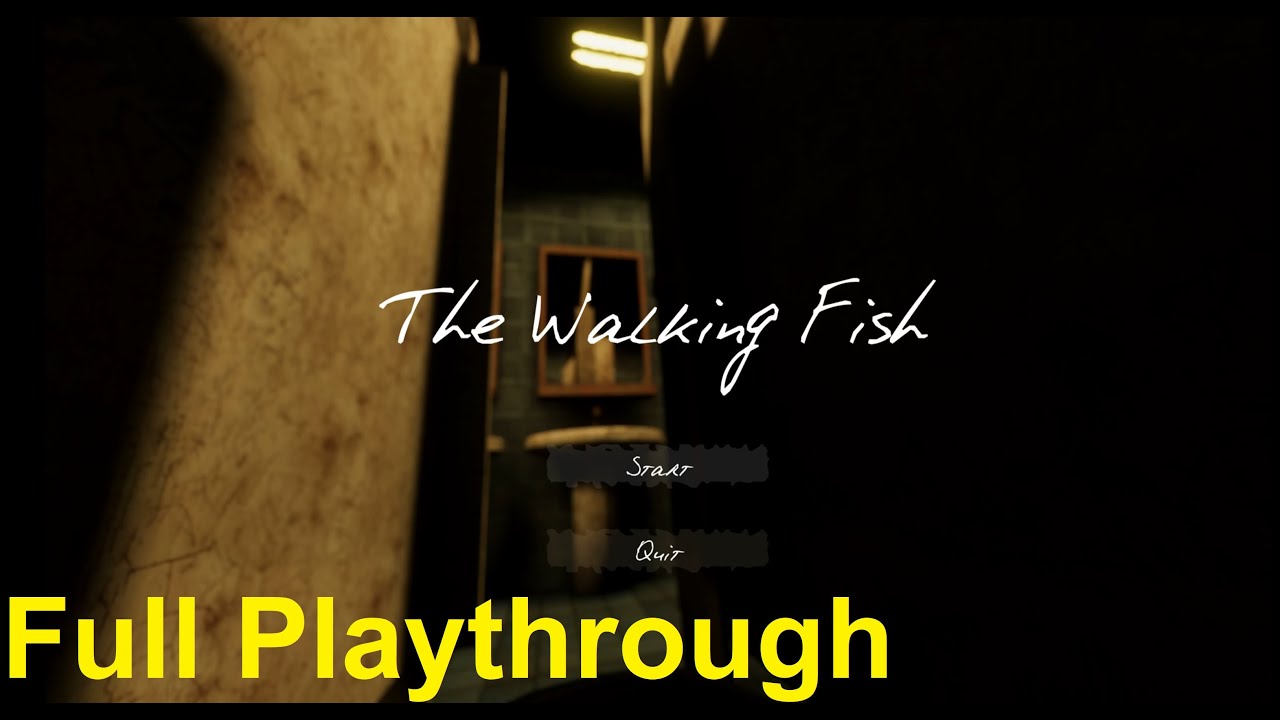 The Walking Fish Full Playthrough - HORROR GAME - YouTube