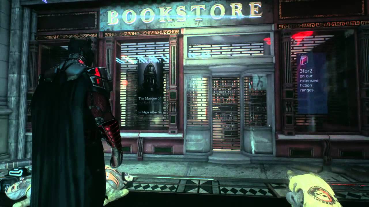 BATMAN ARKHAM KNIGHT Edgar Allan Poe - YouTube