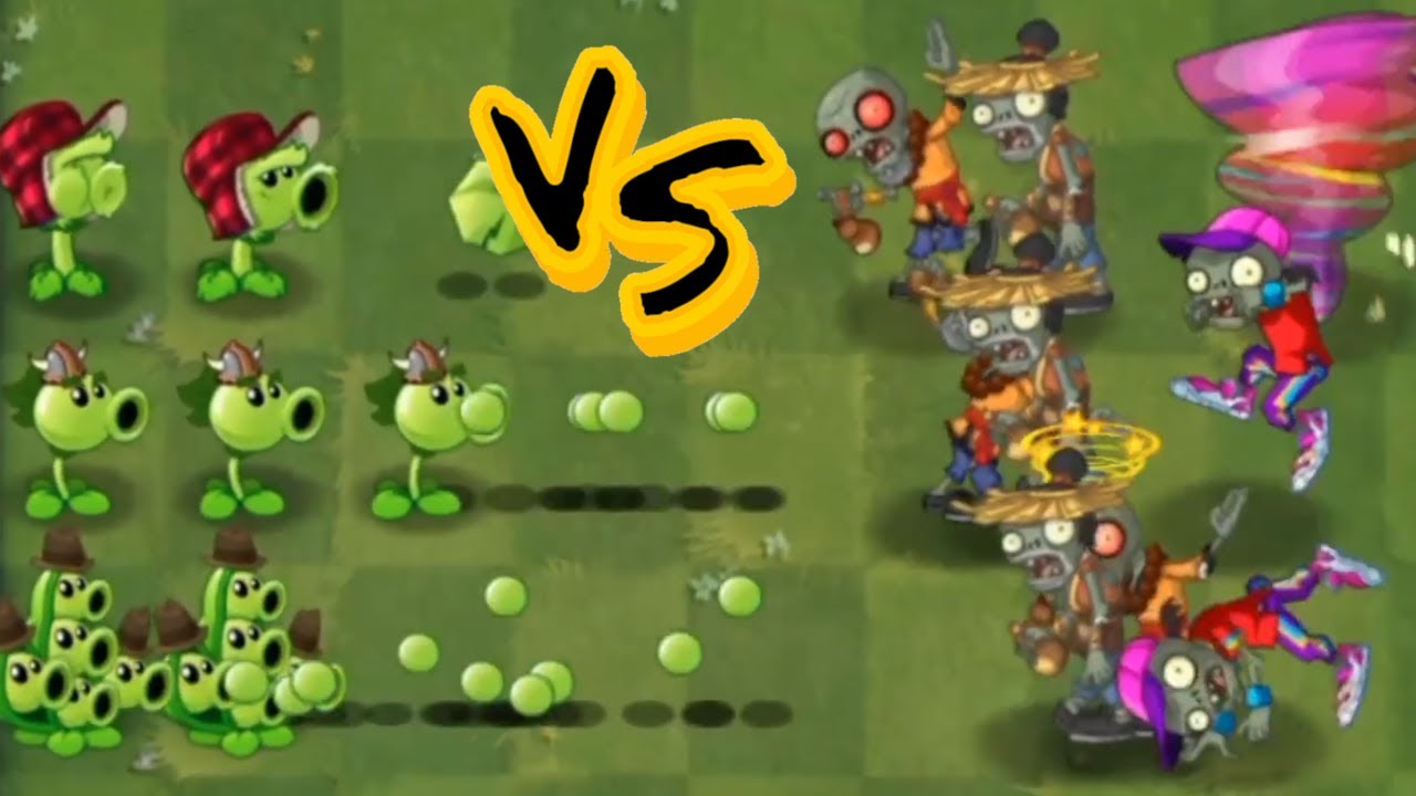 Plants vs Zombies 2 All Plant Families vs Drinking Zombie & Breakdancer ...