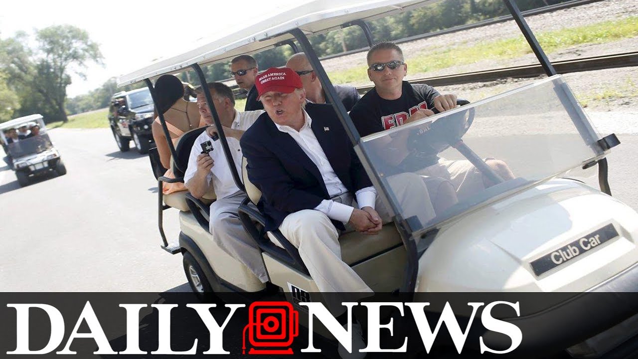 Secret Service spent $137,000 to rent golf carts at Trump courses - YouTube