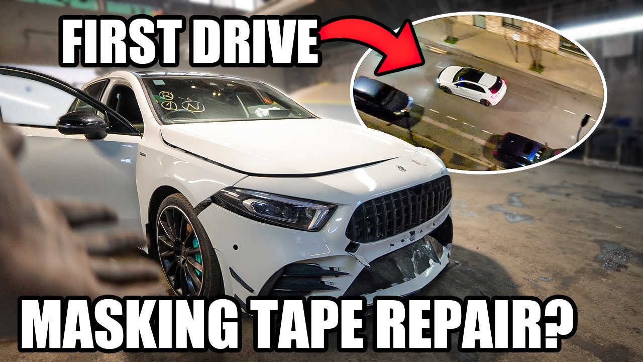 REBUILDING A CRASH DAMAGED 2020 MERCEDES A35 AMG - PART 5 - YouTube