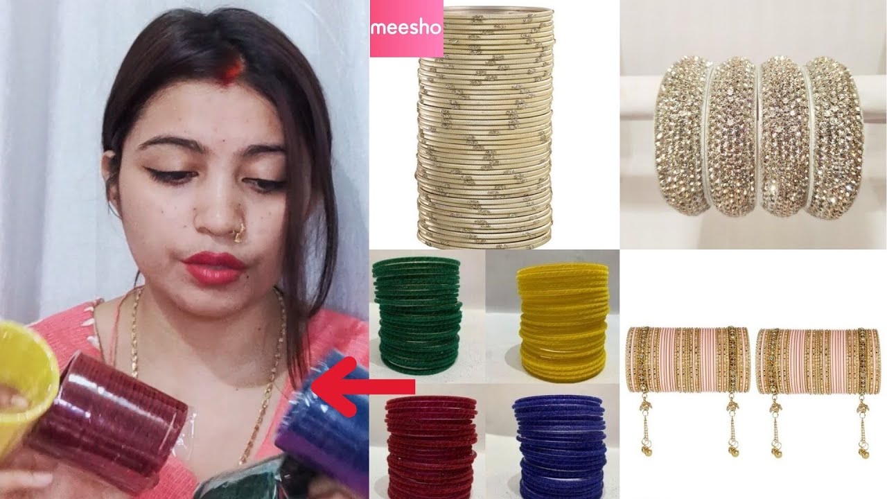 Meesho Trendy Bangles | Women's Bangles | Wedding Bangles | Combo ...