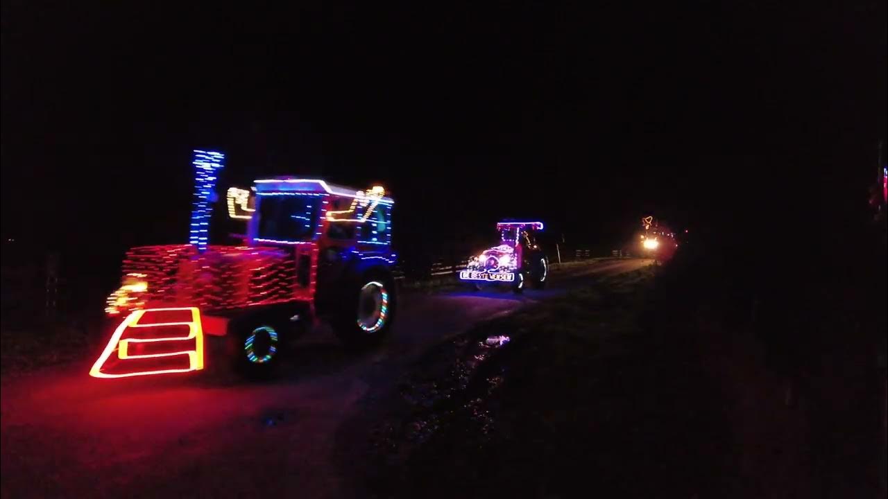 Verlichte trekkertocht Steenwijkerland 28-12-2023 - YouTube