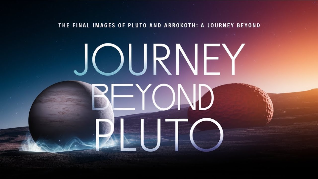 The Final Images of Pluto and Arrokoth: A Journey Beyond (AI ...