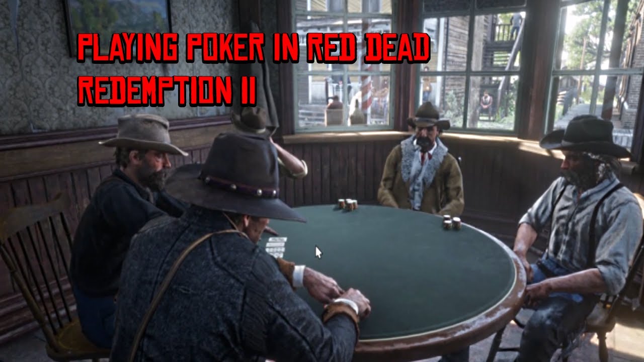 Playing Poker in Red Dead Redemption 2 at Saloon! - YouTube