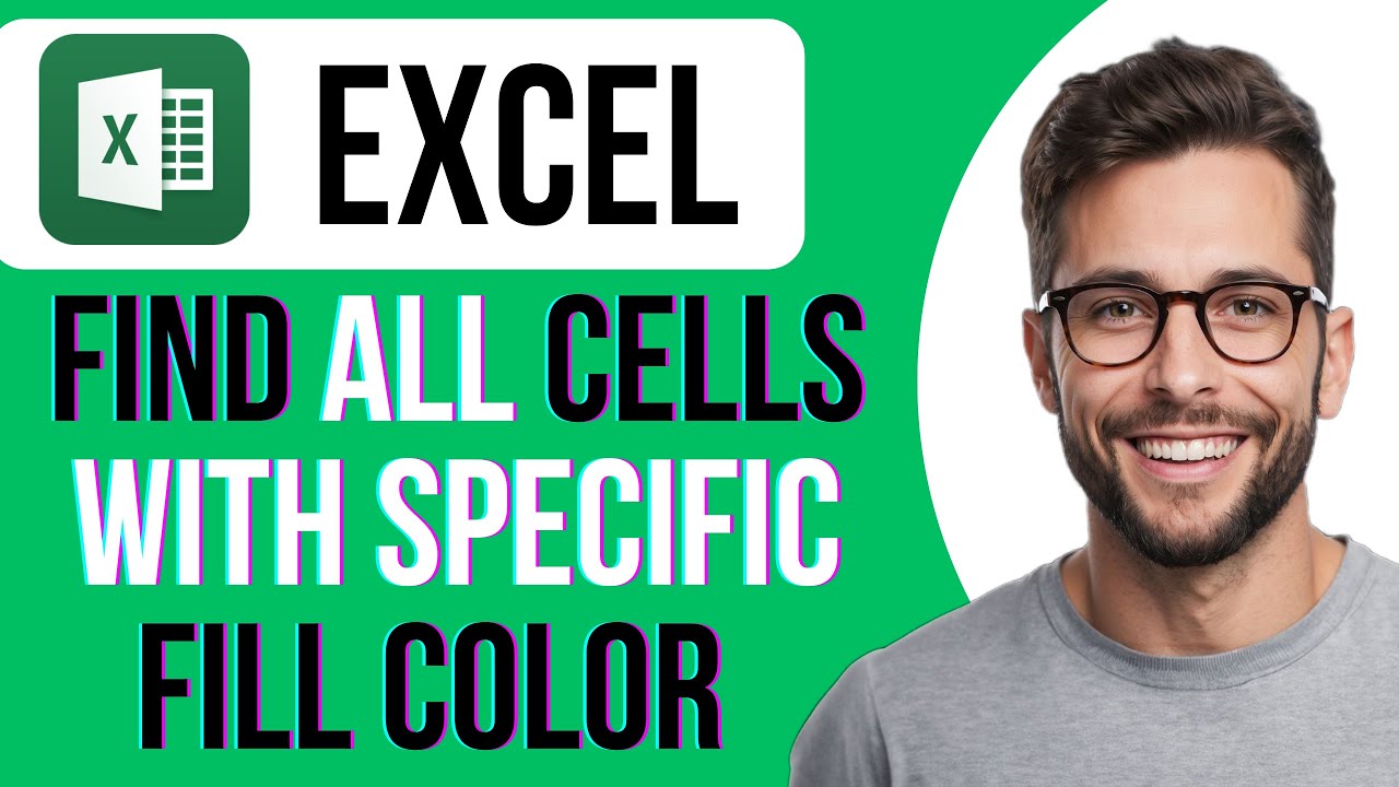How to Find All Cells with Specific Fill Color in Excel - YouTube