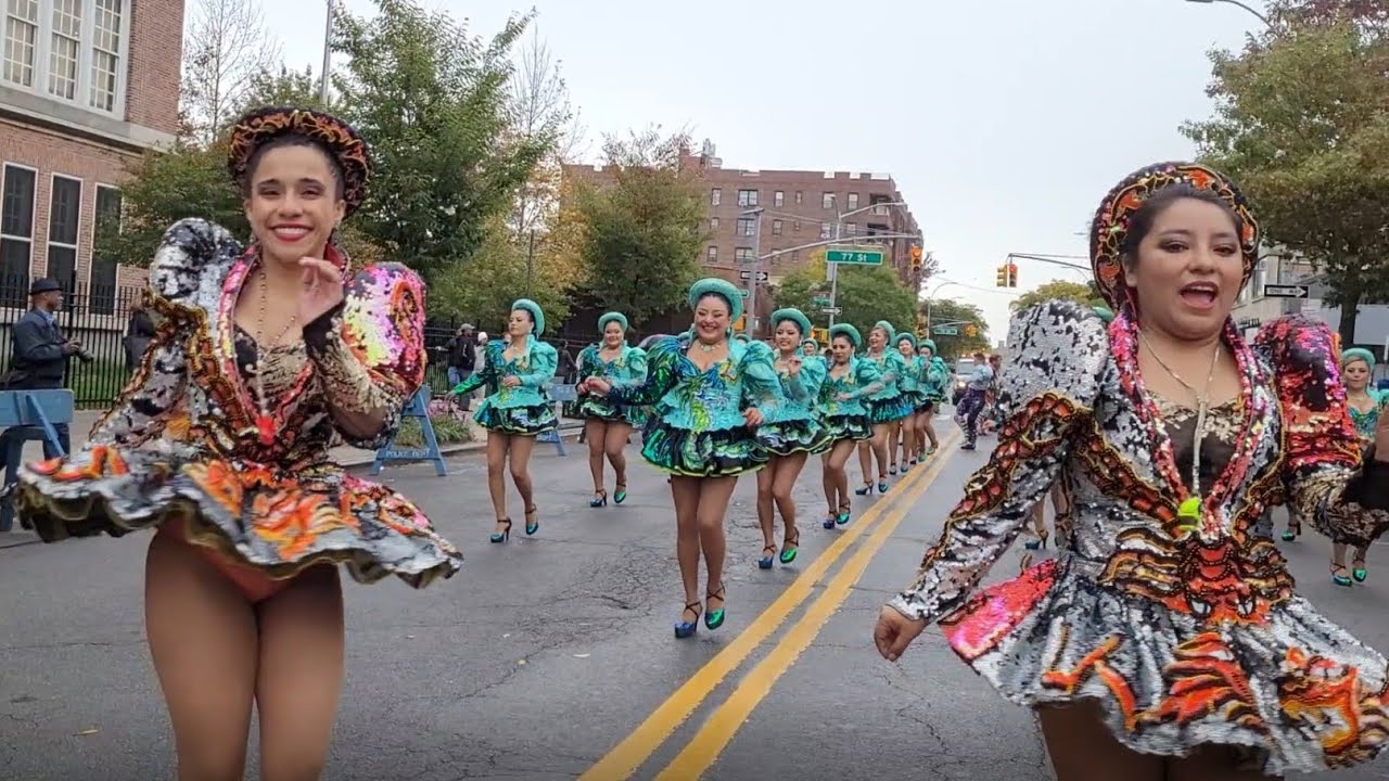 Bolivian Dancers at Bolivian Parade Queens NY October 23, 2022 ...