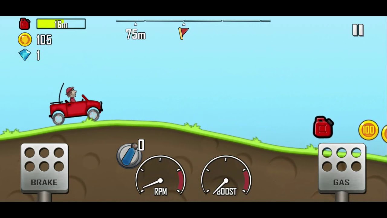 Game mendaki gunung dengan mobil - Hill Climb Racing | Episode 116 ...