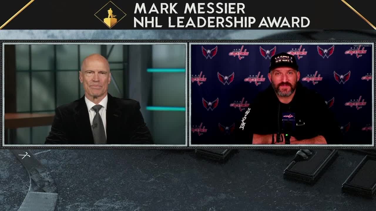 Alex Ovechkin wins the Mark Messier Leadership Award | NHL on ESPN ...